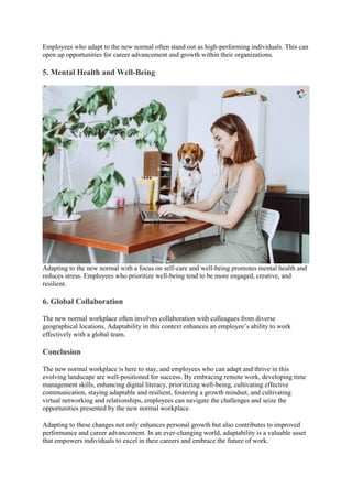 8 Tips for Thriving in the ‘New Normal’ Workplace.pdf | Mental Health ...