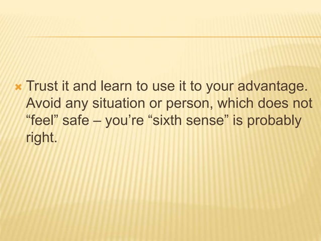 8 tips for women safety | PPTX