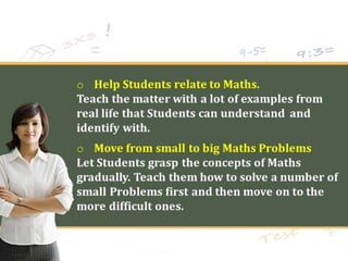 8 Tips on How to Help Students with Maths | PPTX