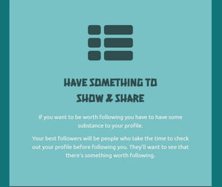 8 tips to get more social media followers [infographic] | PDF | Content ...