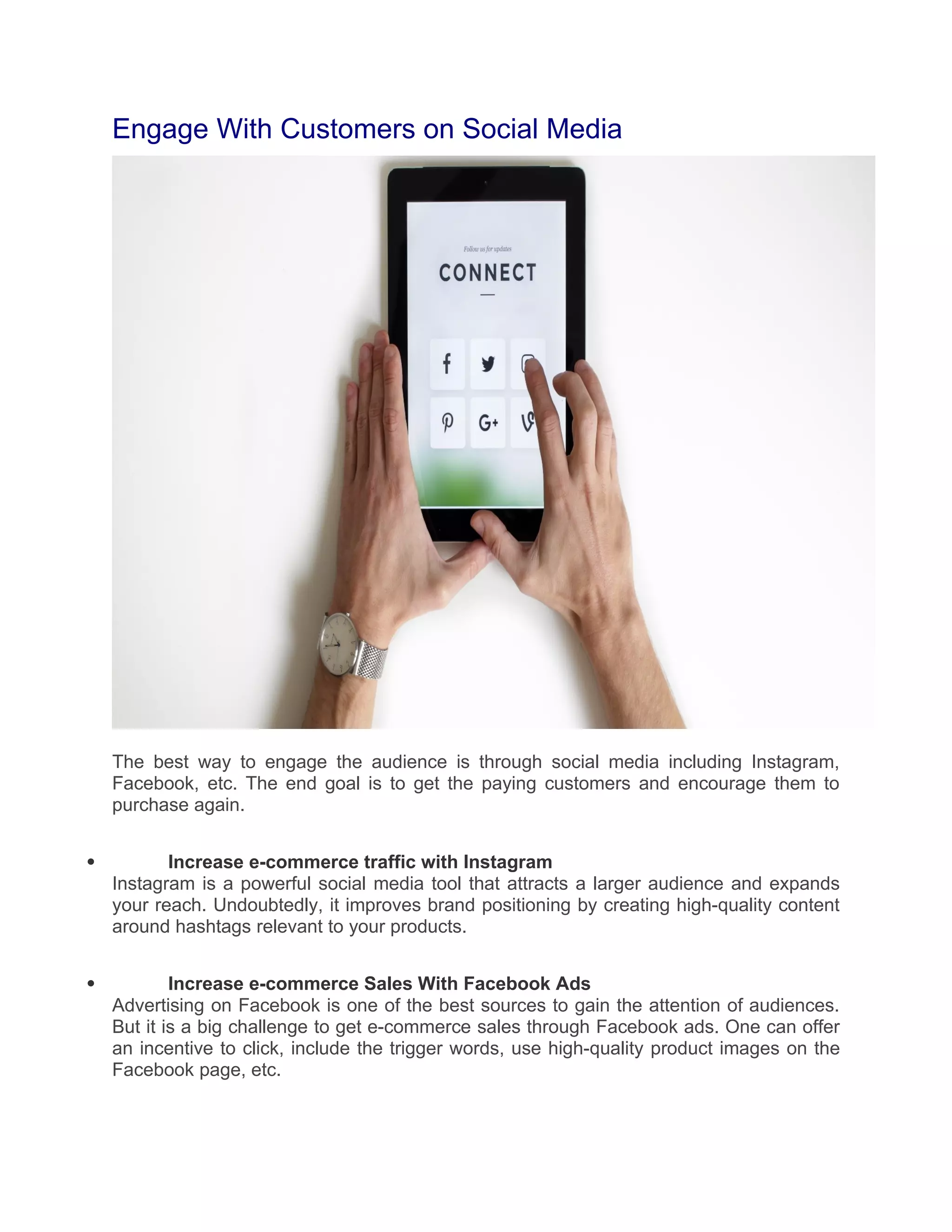 8 Tips to Increase Your e-Commerce Sales | PDF