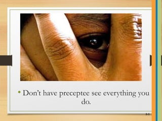 Preceptorship - tips tools | PPT