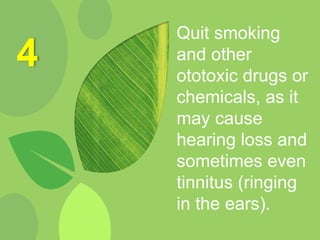8 Tips to Prevent Hearing Loss | PPT