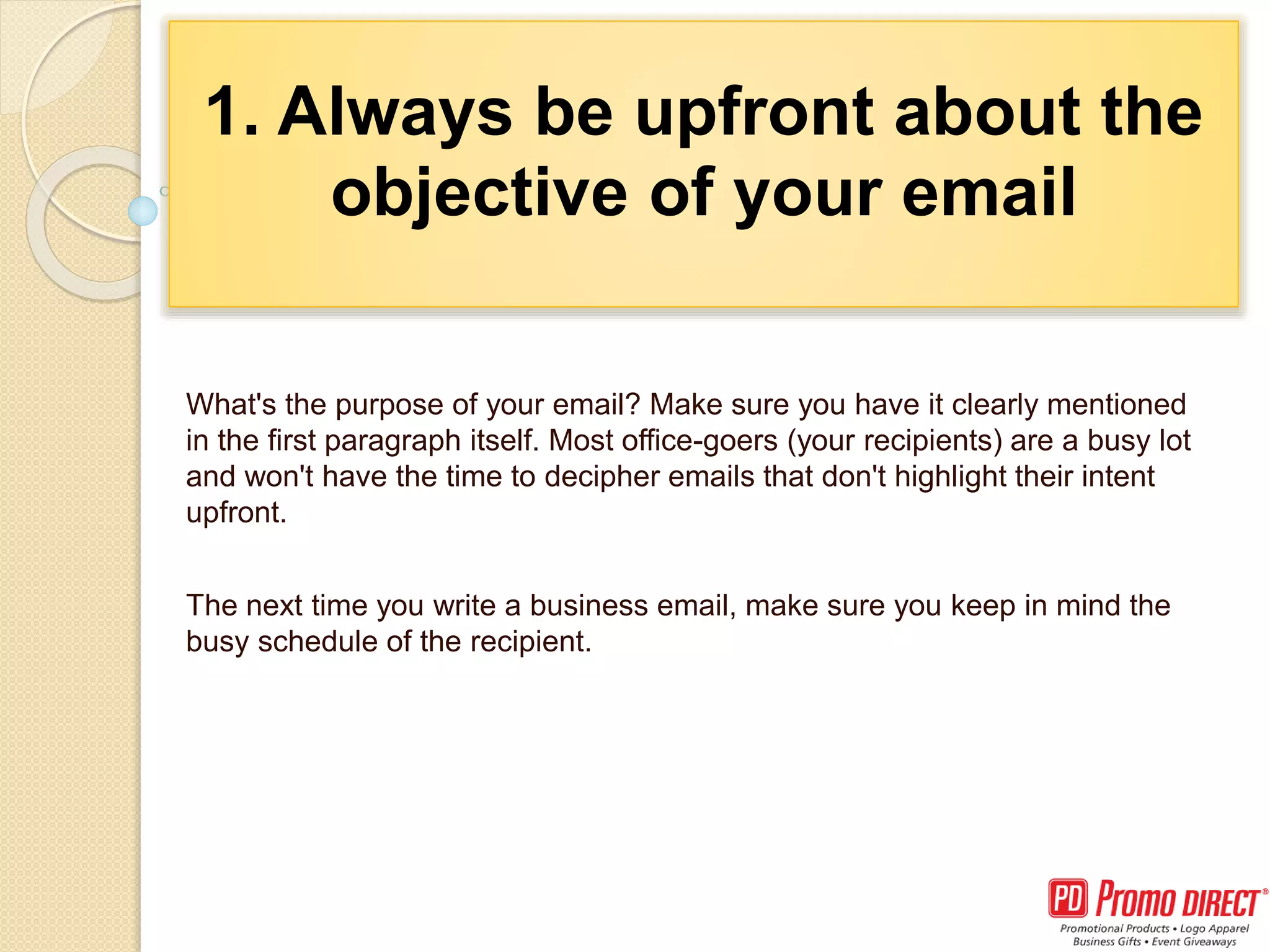 8 Tips to Write Better Business Emails | PPTX