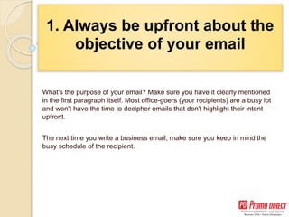 8 Tips to Write Better Business Emails | PPT