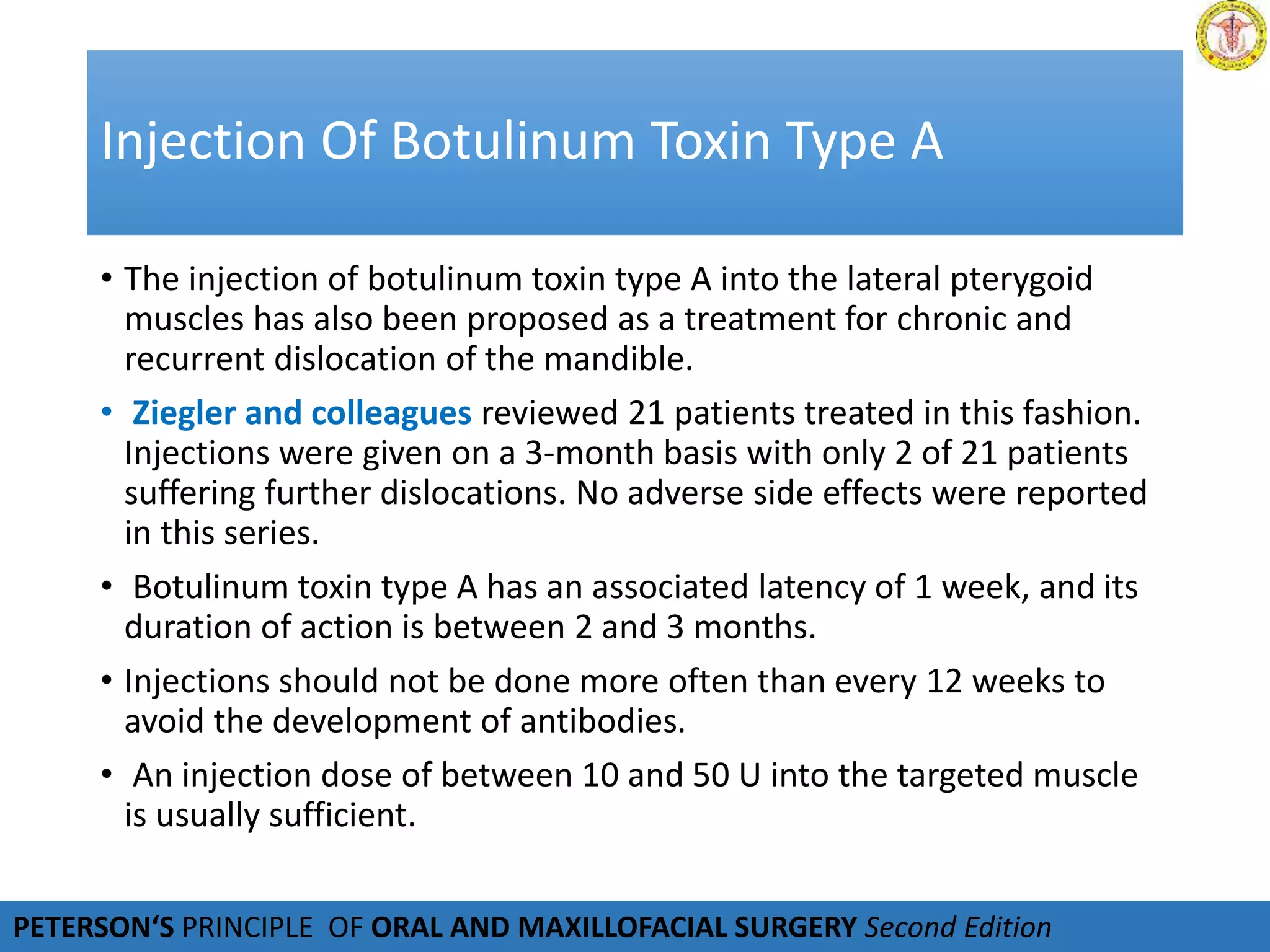 Temporomandibular Joint Dislocation Pptx