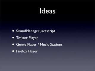 8tracks API presentation | PPT