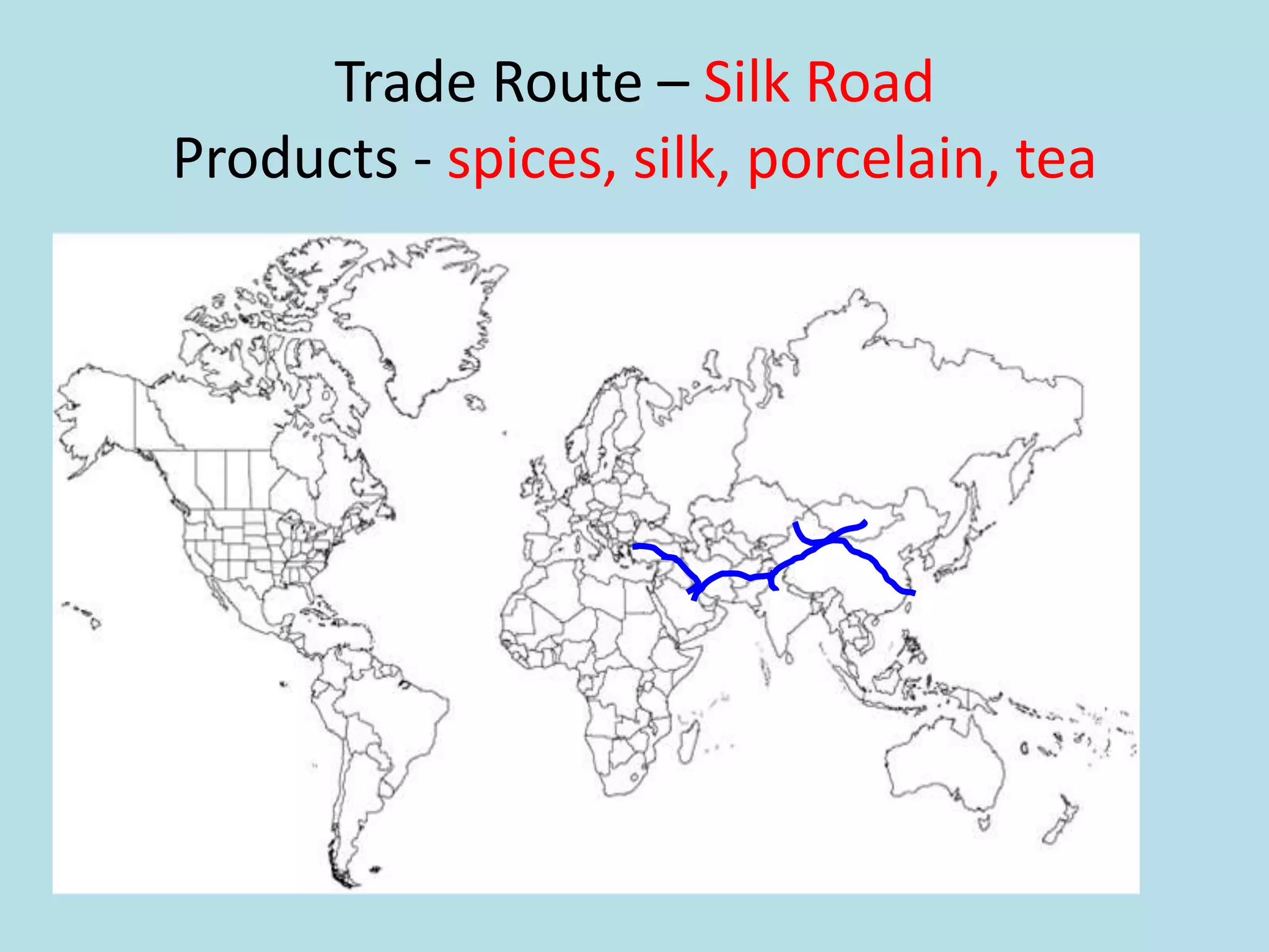Trade Routes and Cultural Diffusion | PPT