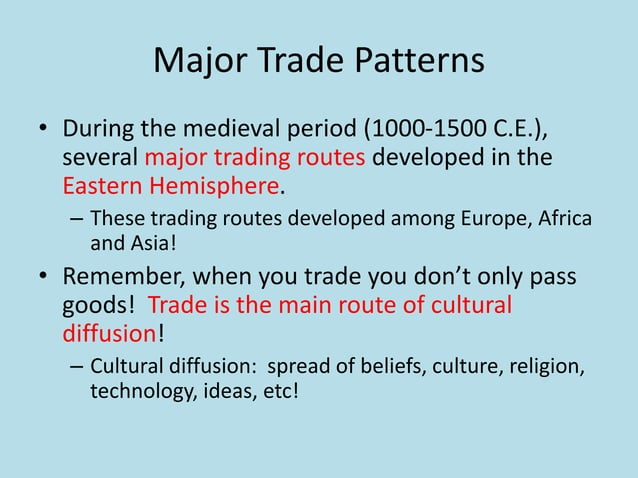 Trade Routes and Cultural Diffusion | PPTX | Asia Travel | Travel Locations