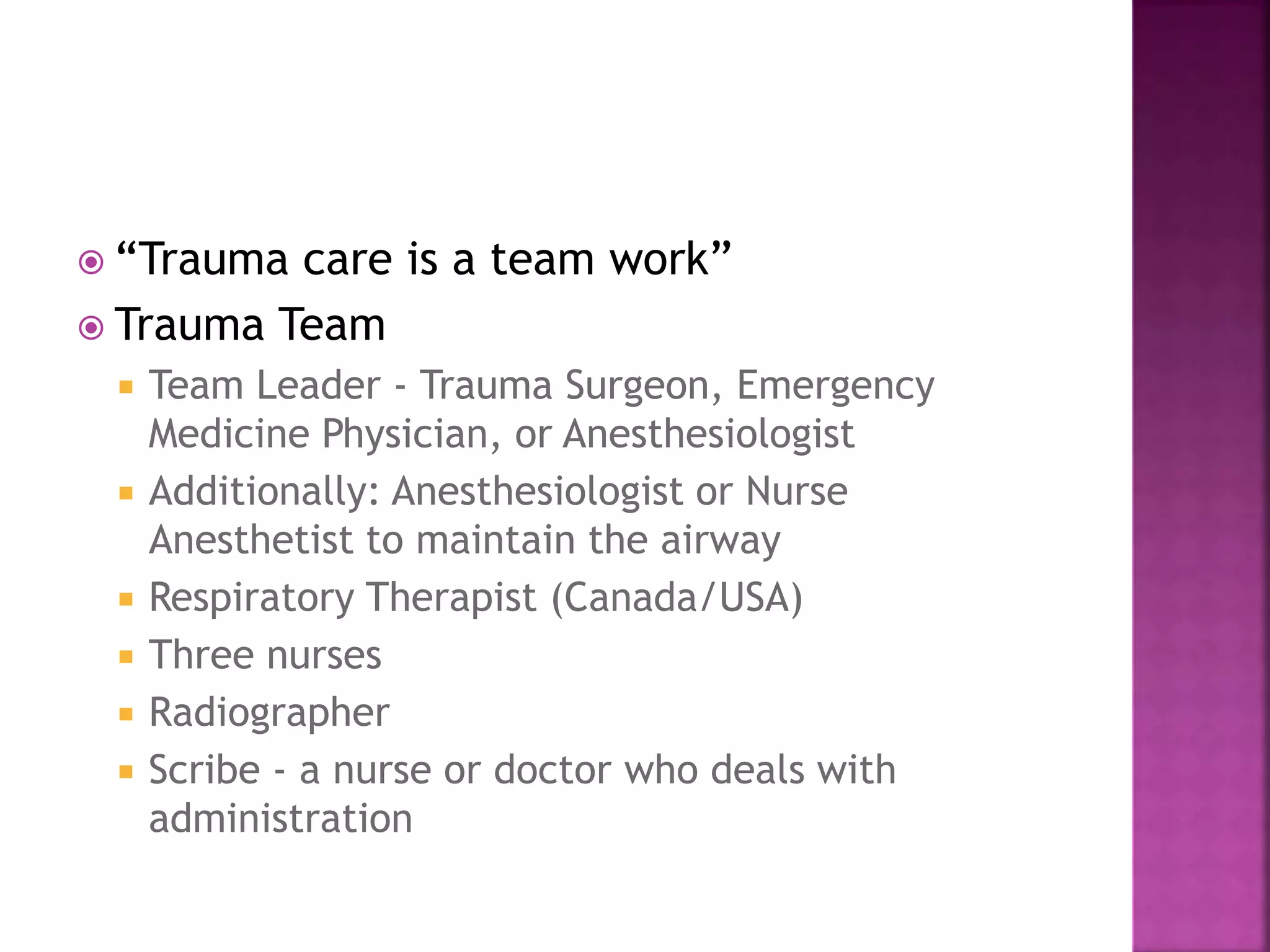8 trauma | PPTX