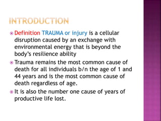 8 trauma | PPTX