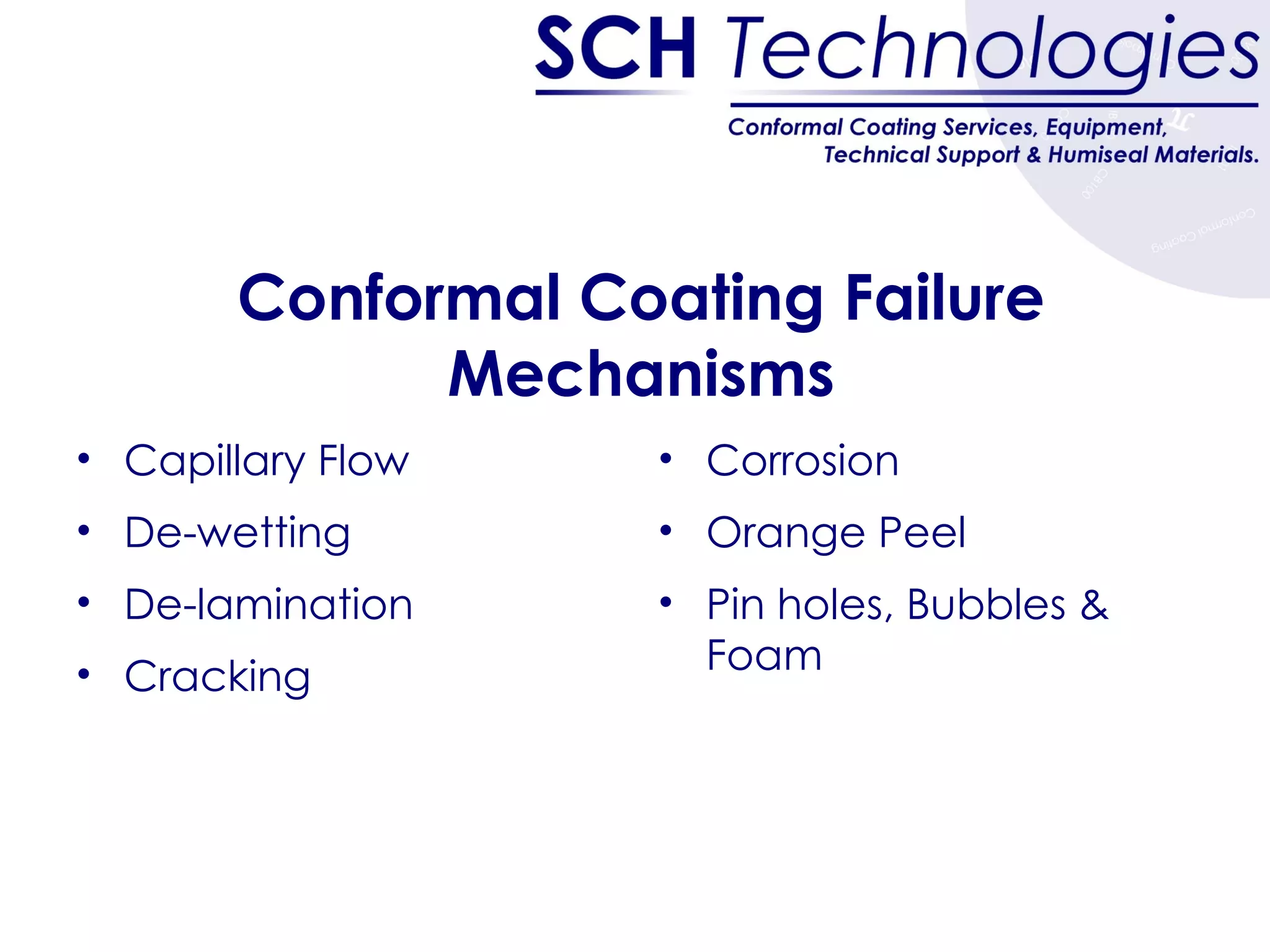 Troubleshooting Your Humiseal Conformal Coating Process | PPT