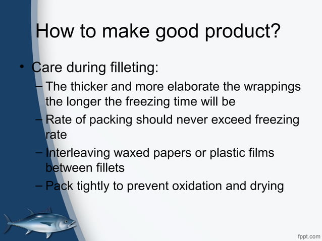 freezing and chilling in fish processing | PPT | Fish and Aquariums | Pets