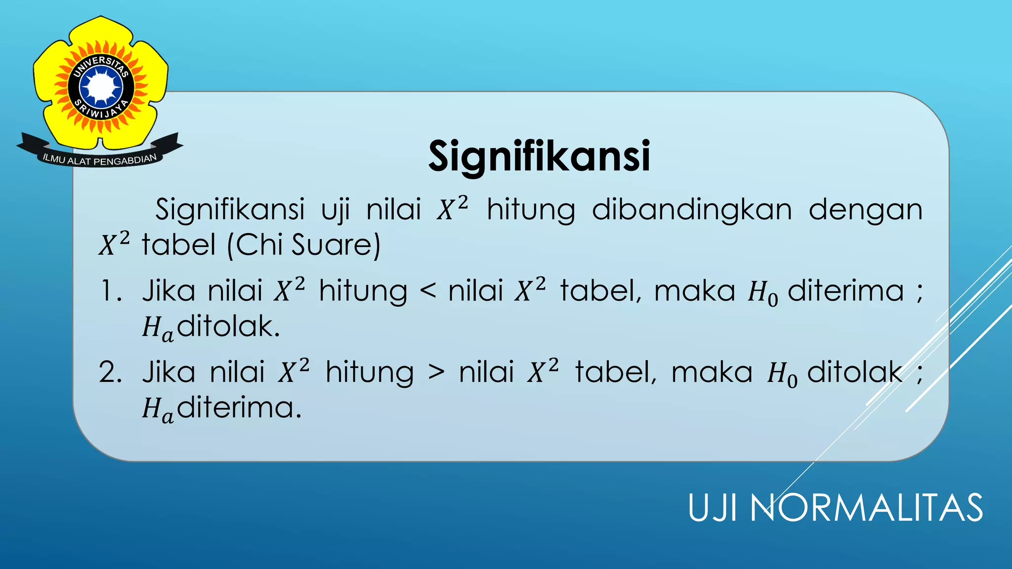 uji normalitas dan homogenitas | PDF