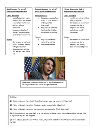 8 under representation | PDF