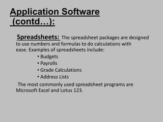 8unit1 introduction to computer software hardware | PPT