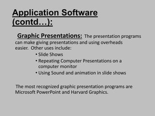 8unit1 introduction to computer software hardware | PPT
