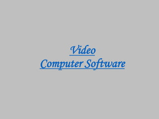8unit1 introduction to computer software hardware | PPT