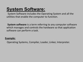 8unit1 introduction to computer software hardware | PPT