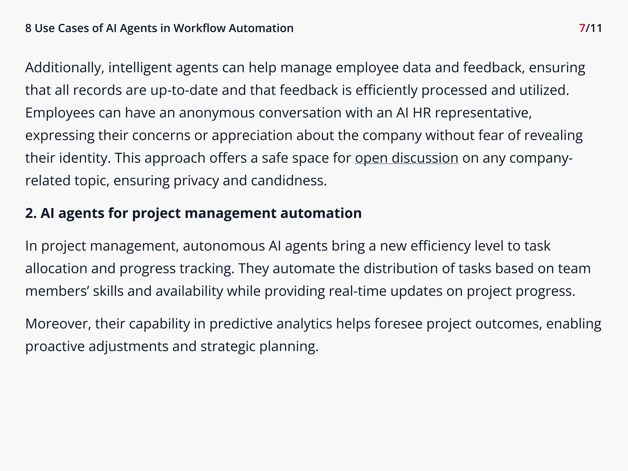 8 Use Cases of AI Agents in Workflow Automation.pdf
