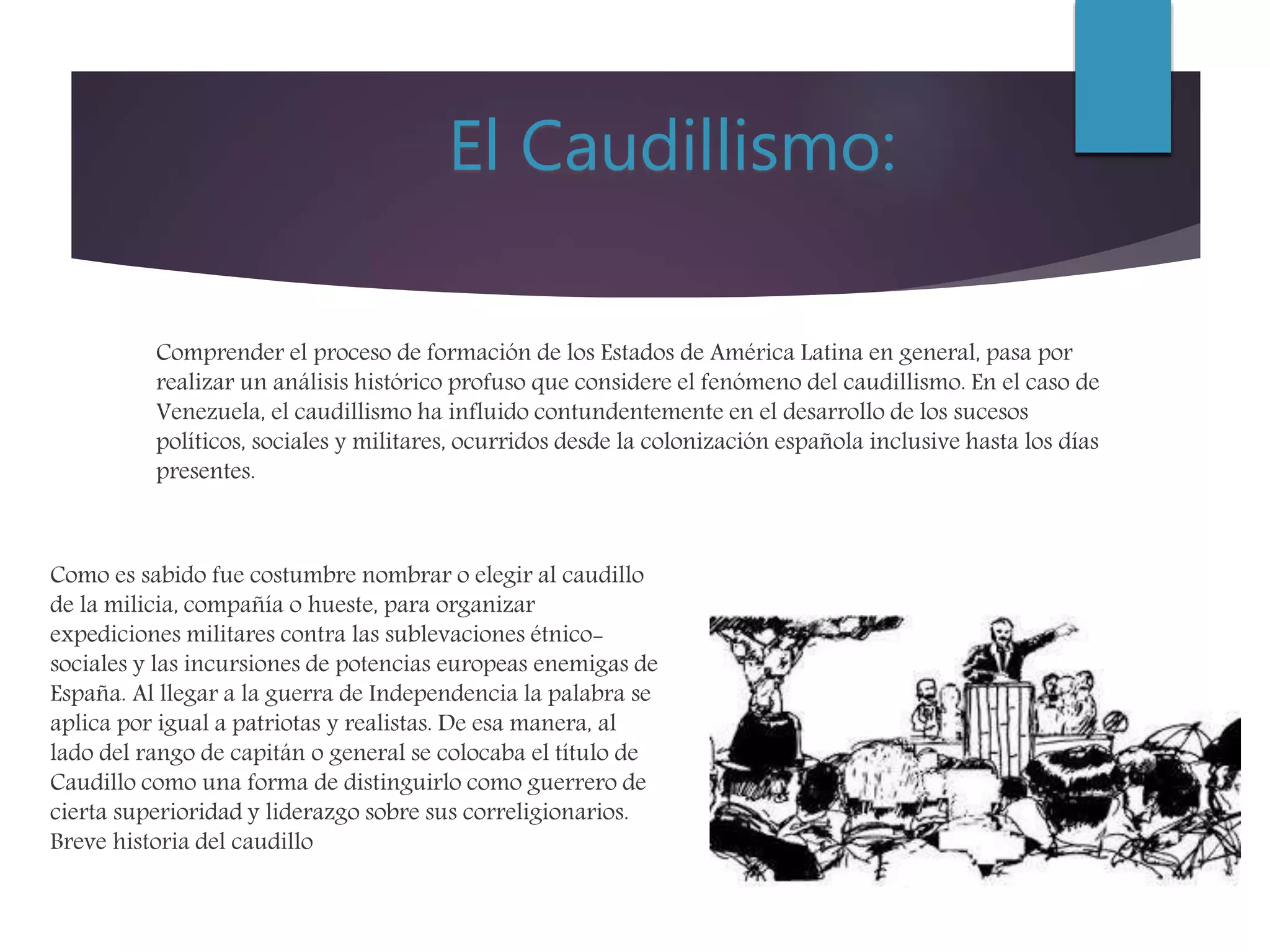 EL CAUDILLISMO – MILITARISMO 1830 – 1863 .LA GUERRA FEDERAL 1859 – 1863 ...