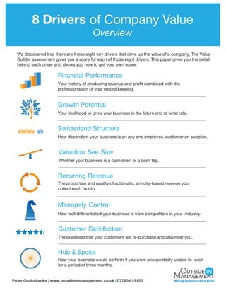 8 value drivers - customer satisfaction | PDF
