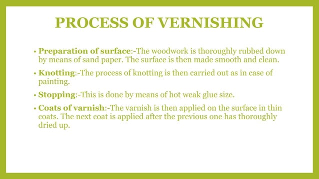 varnish | PDF | Woodworking | Arts and Crafts