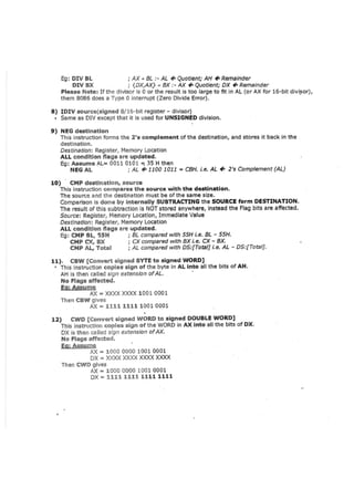 8086 instructions | DOCX