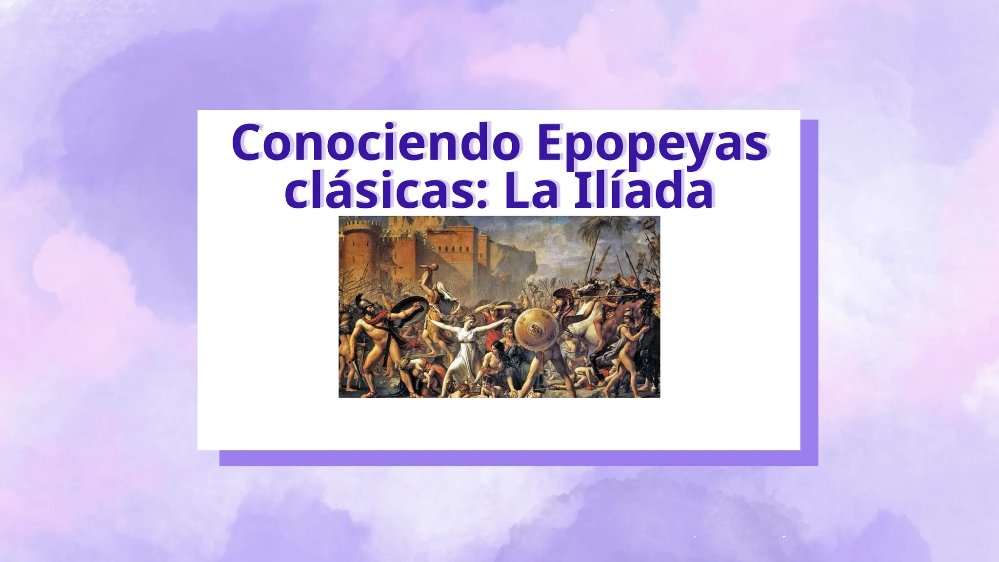 La iliada, epopeya, personajes improtantes | PPTX