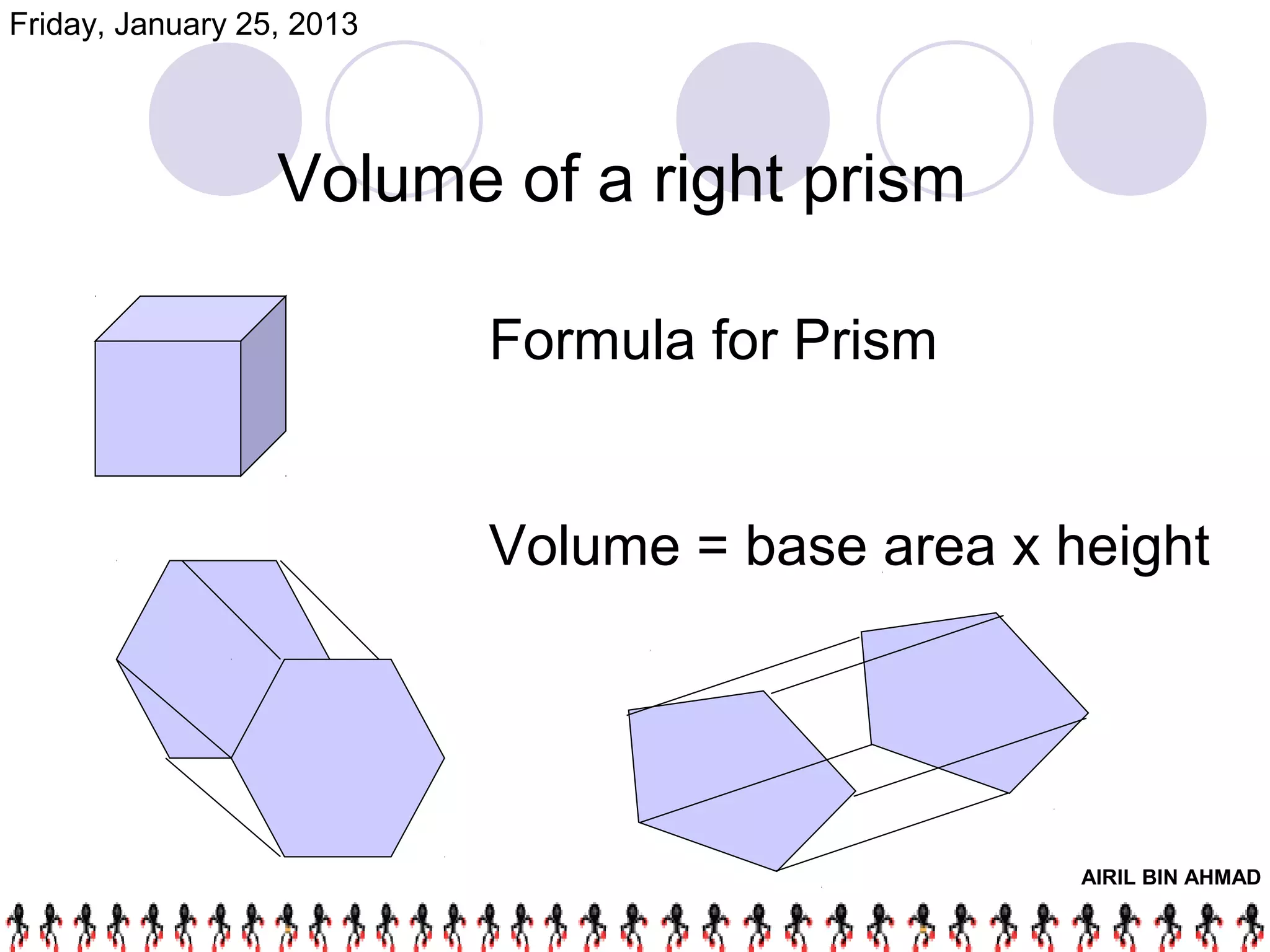 Solid Geometry Formula