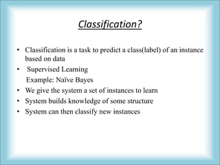 Naïve multi label classification of you tube comments using | PPT