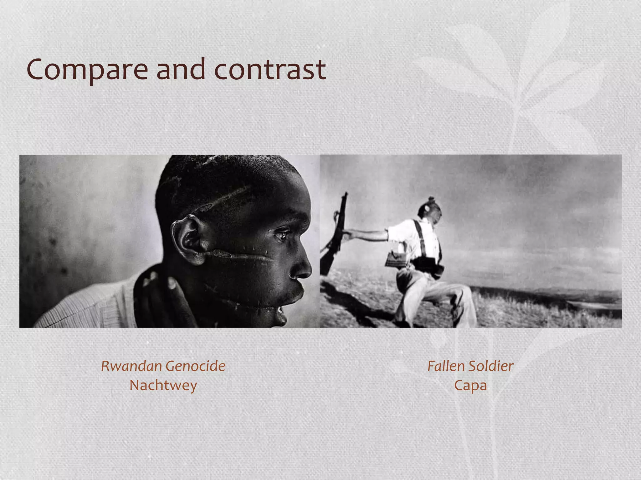 Classwork: War Photographers | PPTX