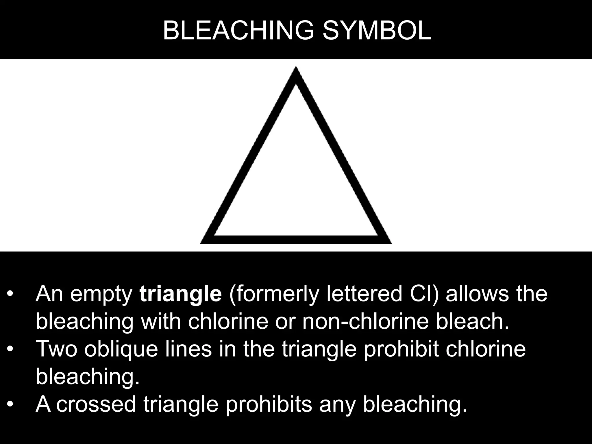 wash care symbols | PPTX