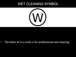 wash care symbols | PPTX