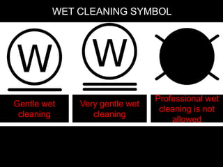 wash care symbols | PPTX
