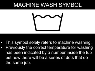 wash care symbols | PPTX