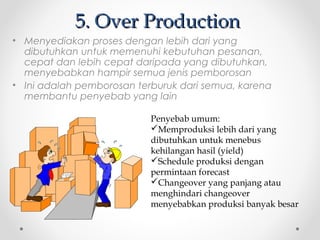Identifikasi 8 Pemborosan di area Kerja | PPT