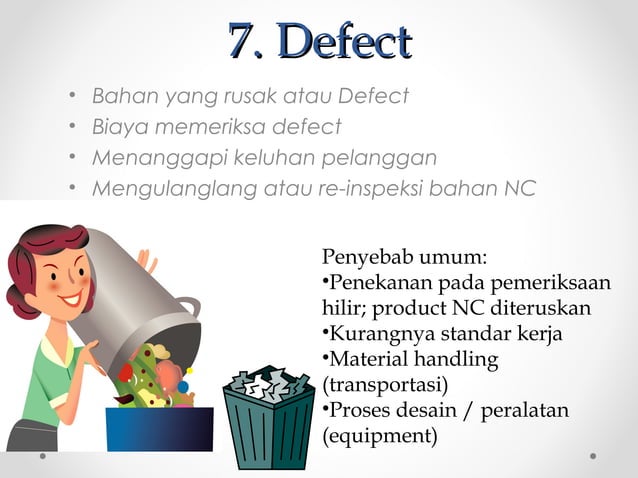 Identifikasi 8 Pemborosan di area Kerja | PPT