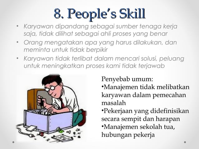 Identifikasi 8 Pemborosan di area Kerja | PPT