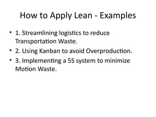8_Wastes_of_Lean.pptx the LSS Tools 8 waste | PPT