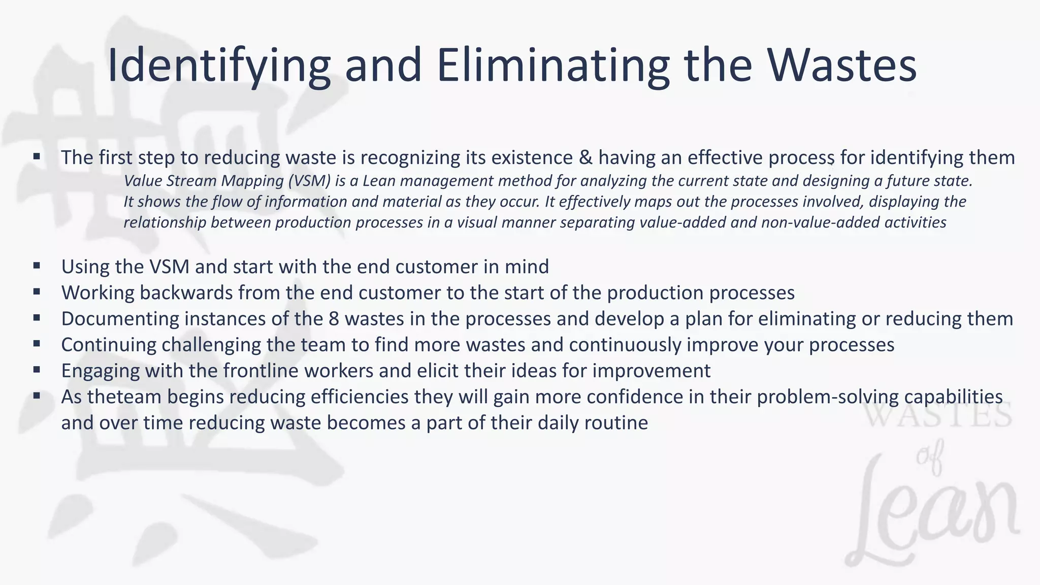 8 Wastes of Lean | PPTX