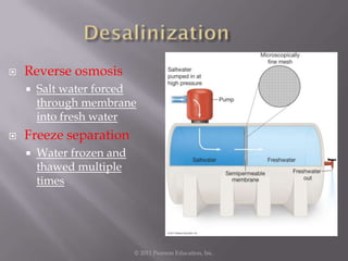 Water and Seawater: Pycnocline, Thermocline, Desalination, & Light ...
