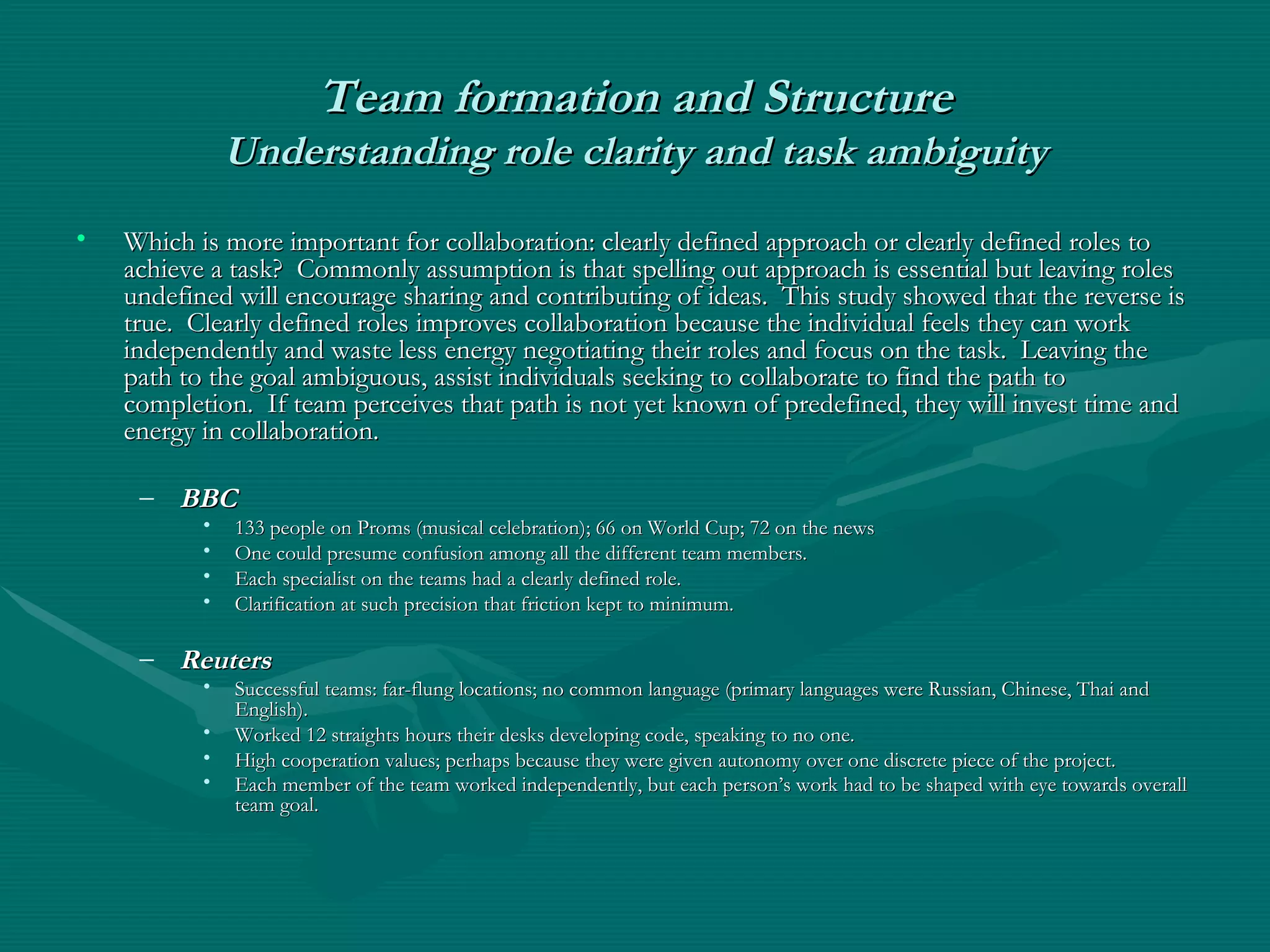 8 ways collaborative teams | PPT