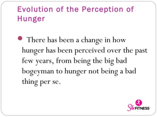 8 ways to deal with hunger | PPT