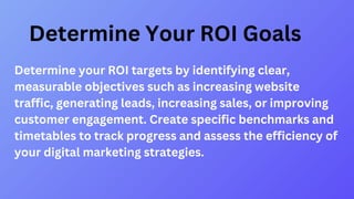 8 ways to improve your digital marketing ROI | PPT