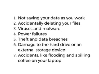 8 ways to keep your files safe | PPT