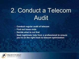 8 Ways to Optimize your Telecom Expense | PPTX