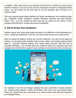 8 ways to properly promote your business on social media | PDF