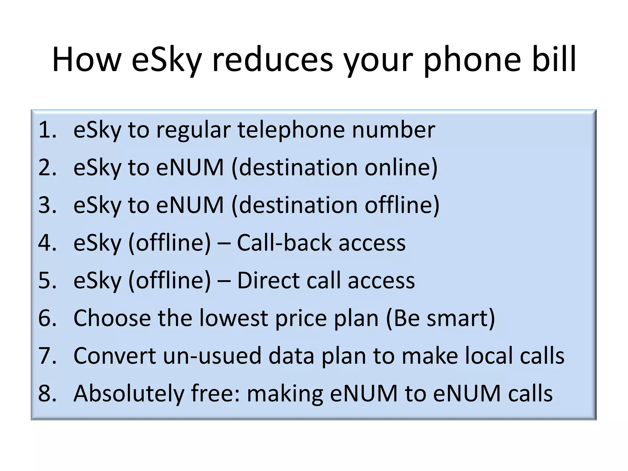 8 ways to reduce phone bill | PPT