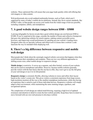 8 web design facts that we know | PDF | Web Development | Internet